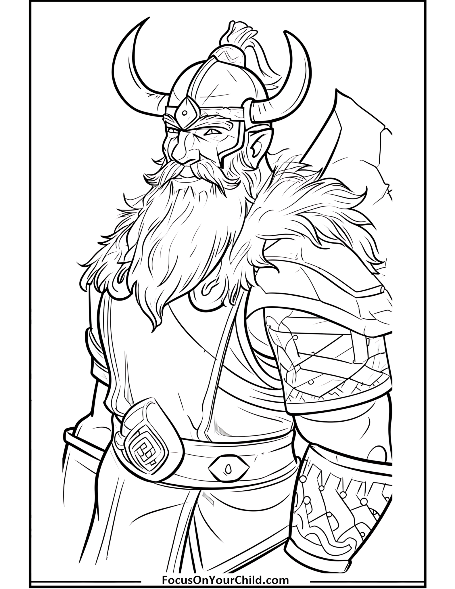 50+ Warrior Man Coloring Pages (Free PDF Printables)