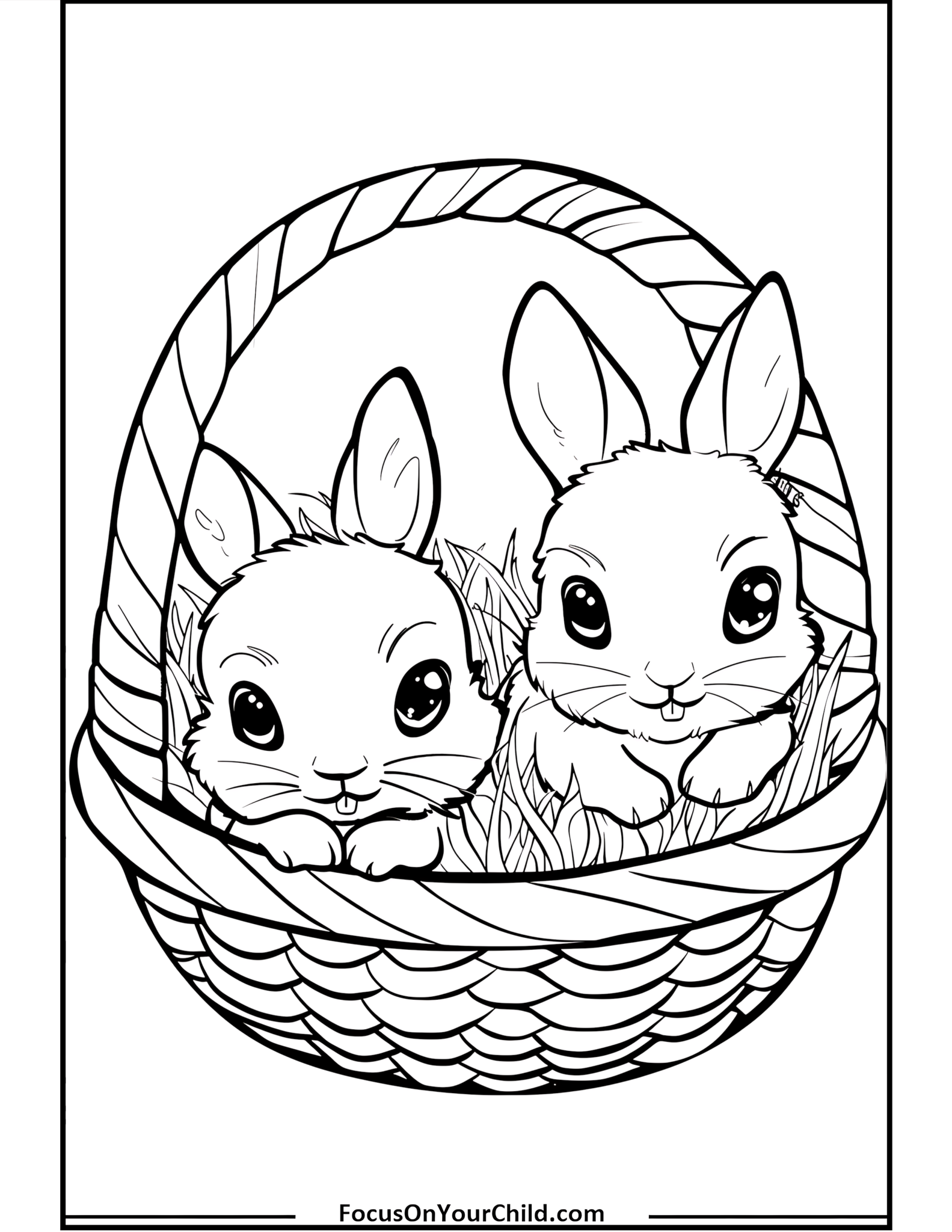 50+ Bunny Coloring Pages (Free PDF Printables)