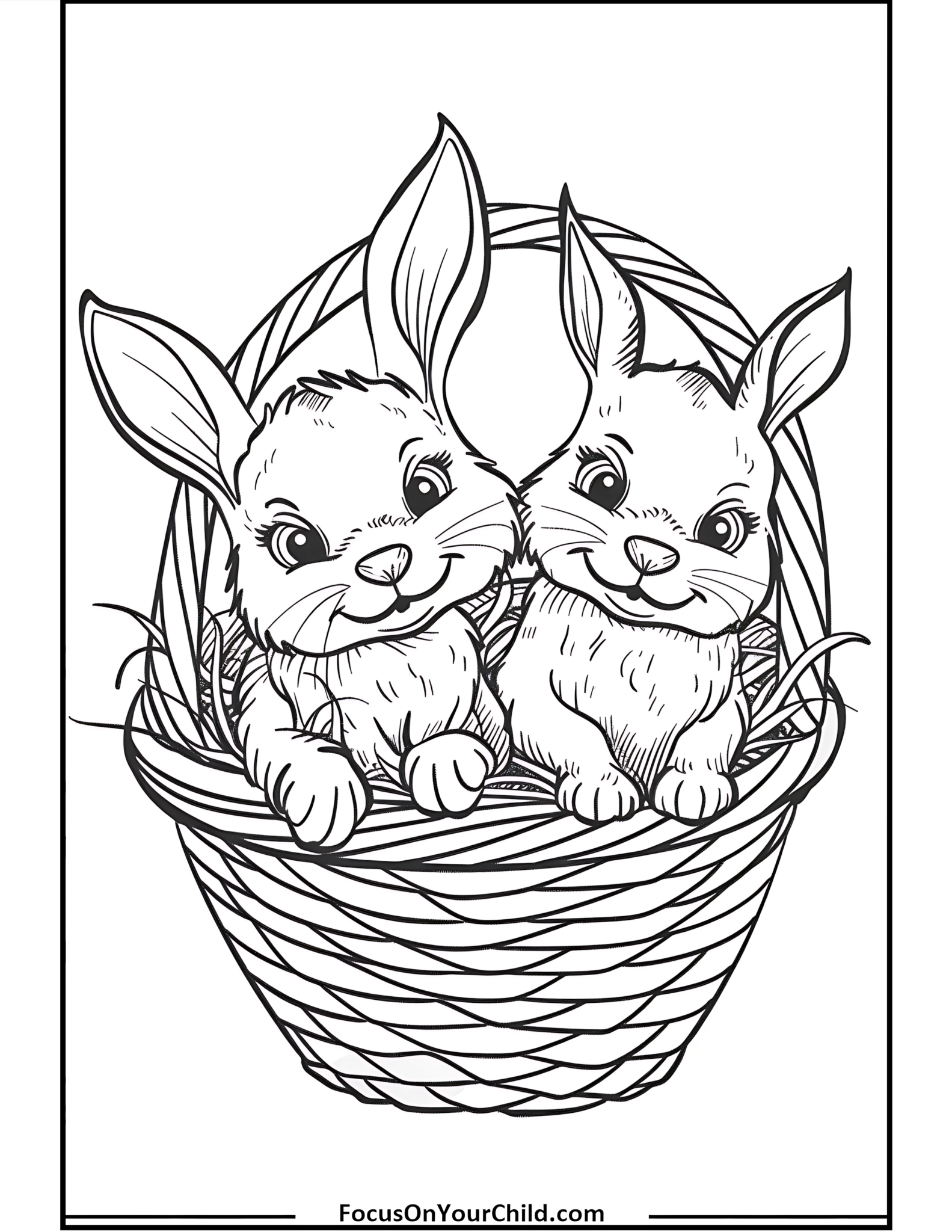 50+ Rabbit Coloring Pages (Free PDF Printables)
