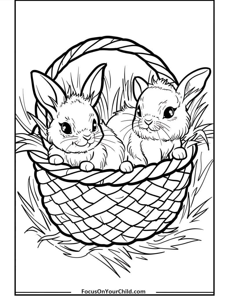 50+ Rabbit Coloring Pages (Free PDF Printables)