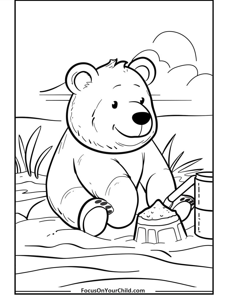 50+ Bear Coloring Pages (Free PDF Printables)