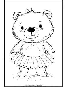 50+ Bear Coloring Pages (Free PDF Printables)