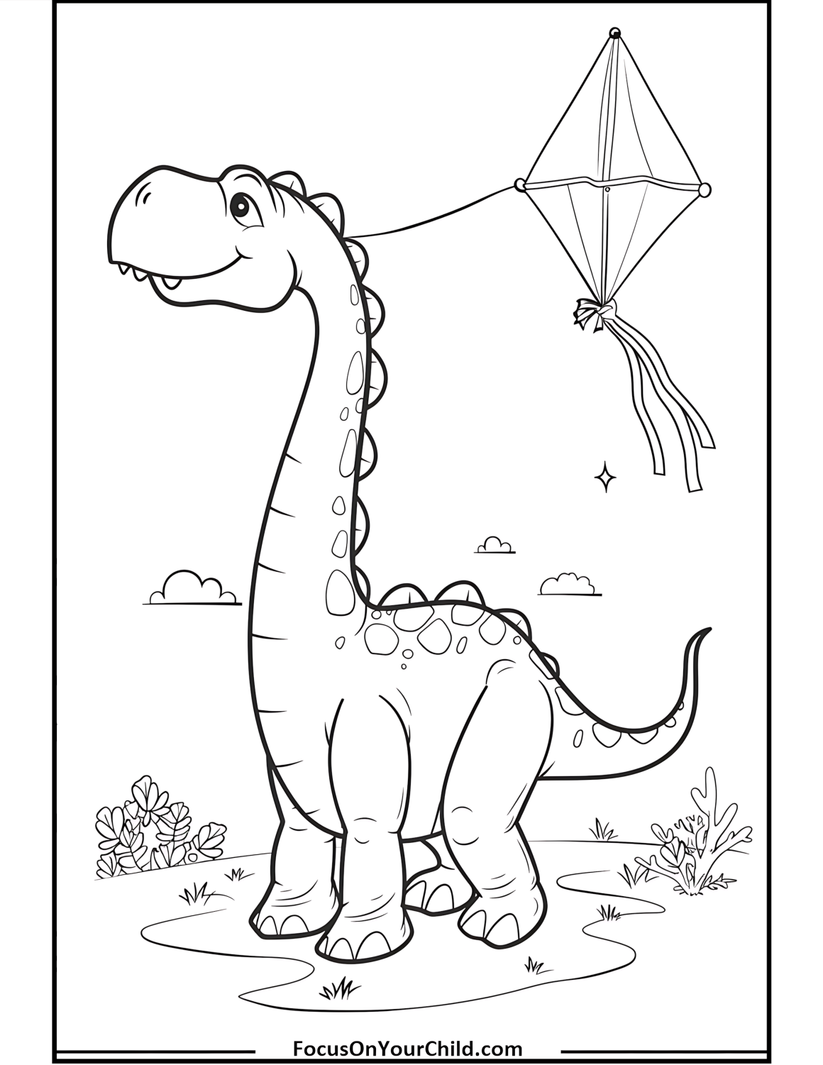 50+ Brachiosaurus Coloring Pages (Free PDF Printables)