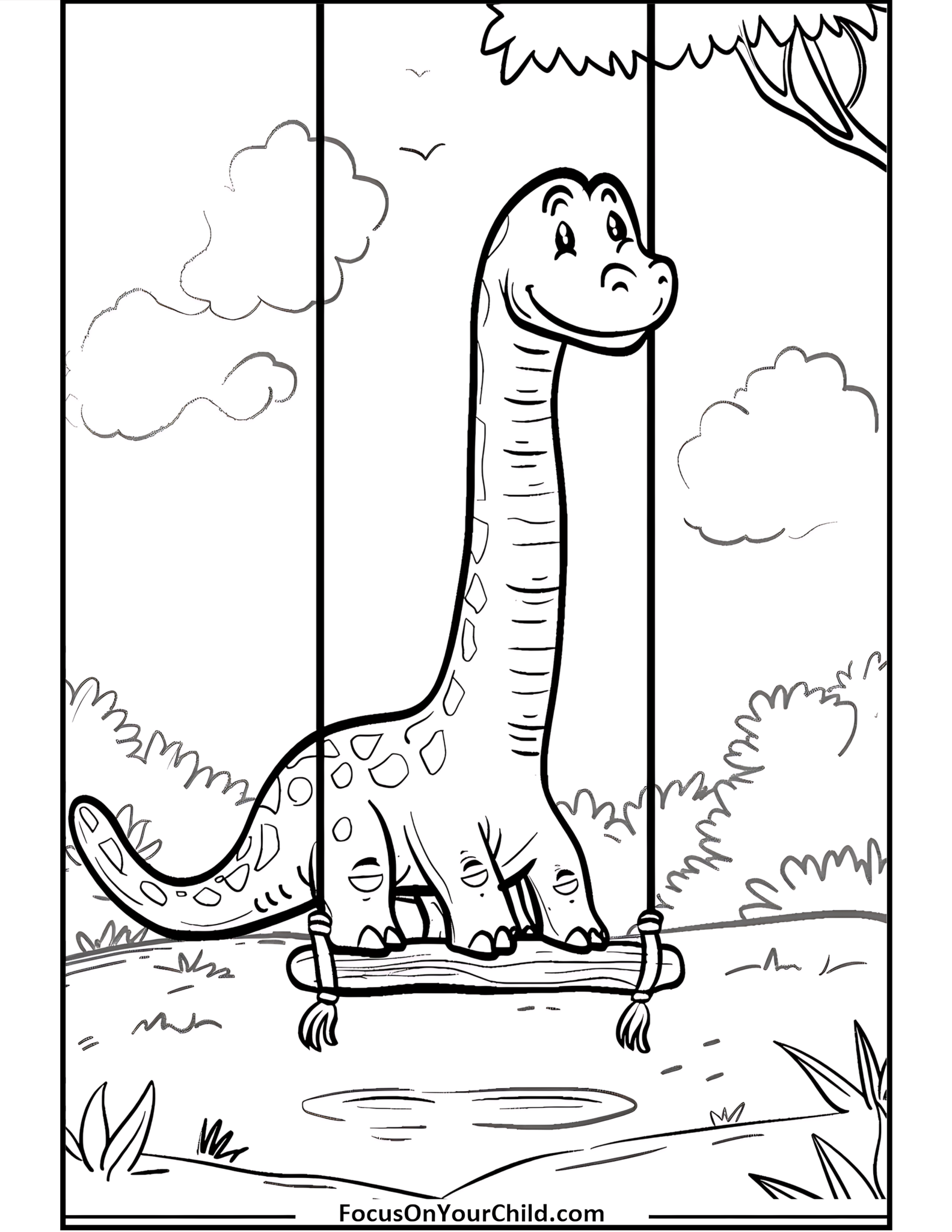 50+ Brachiosaurus Coloring Pages (Free PDF Printables)