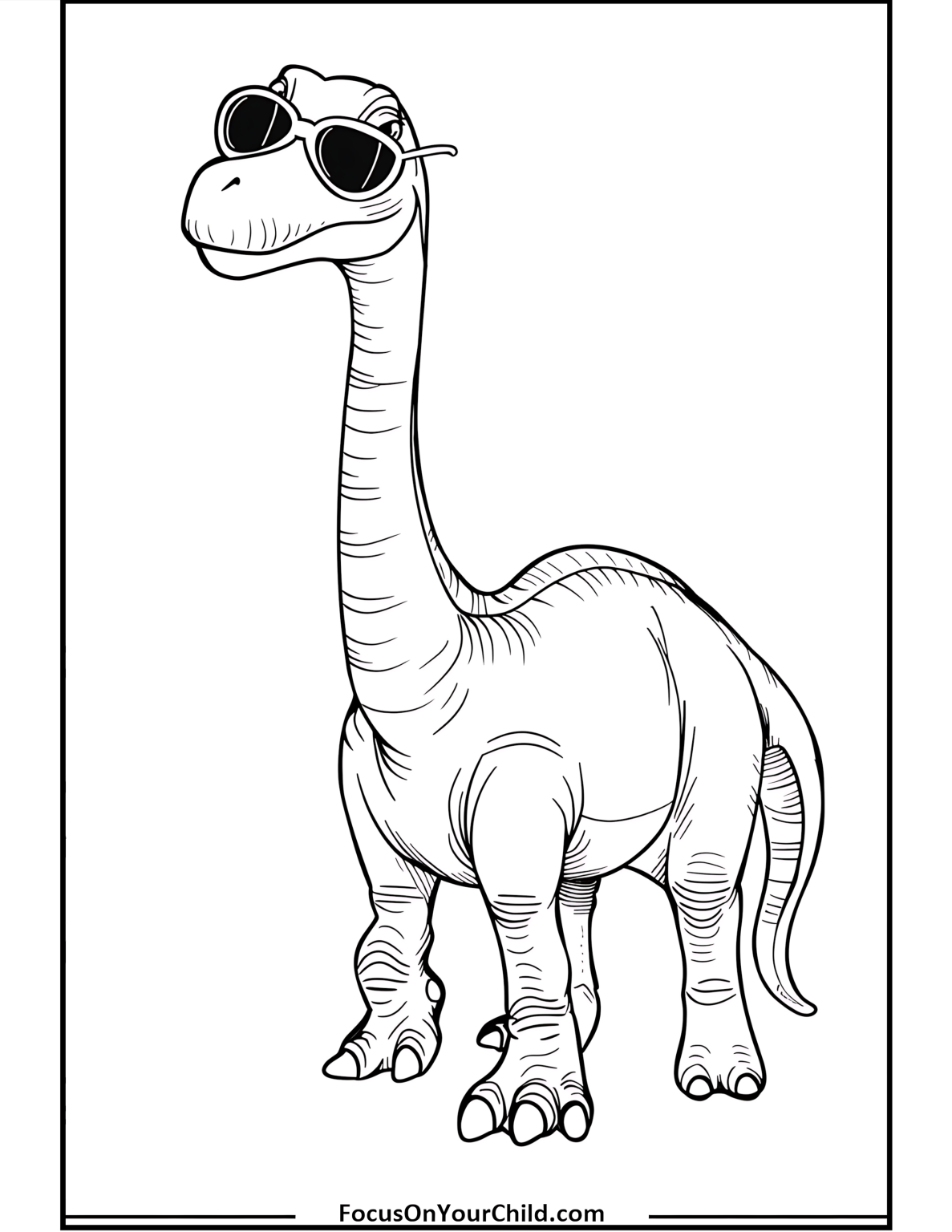 50+ Brachiosaurus Coloring Pages (Free PDF Printables)