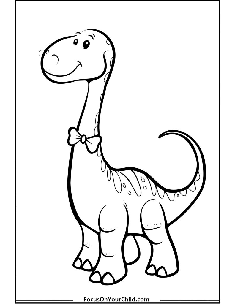50+ Brachiosaurus Coloring Pages (Free PDF Printables)