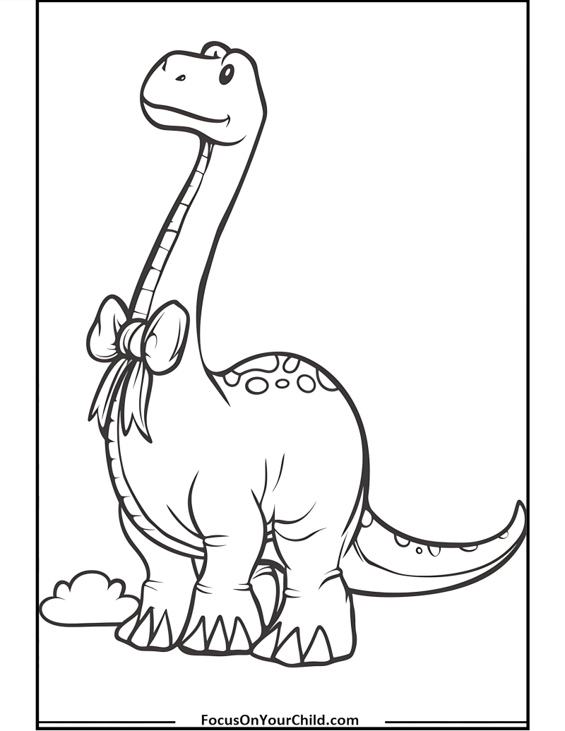 50+ Brachiosaurus Coloring Pages (Free PDF Printables)
