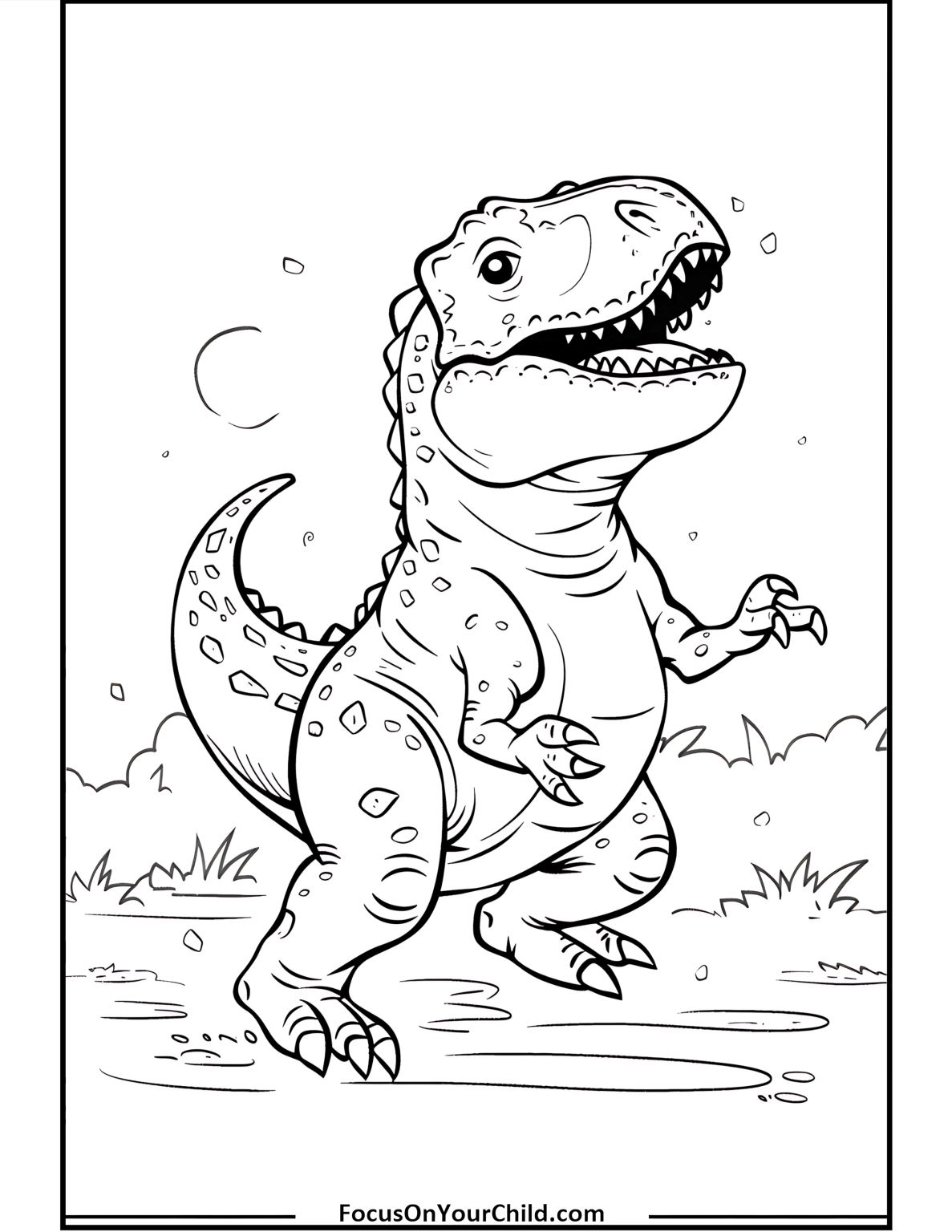 50+ Carnotaurus Coloring Pages (Free PDF Printables)