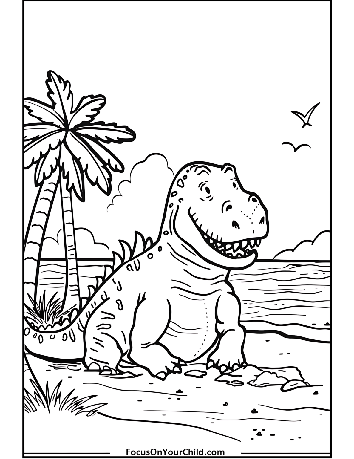 50+ Carnotaurus Coloring Pages (Free PDF Printables)