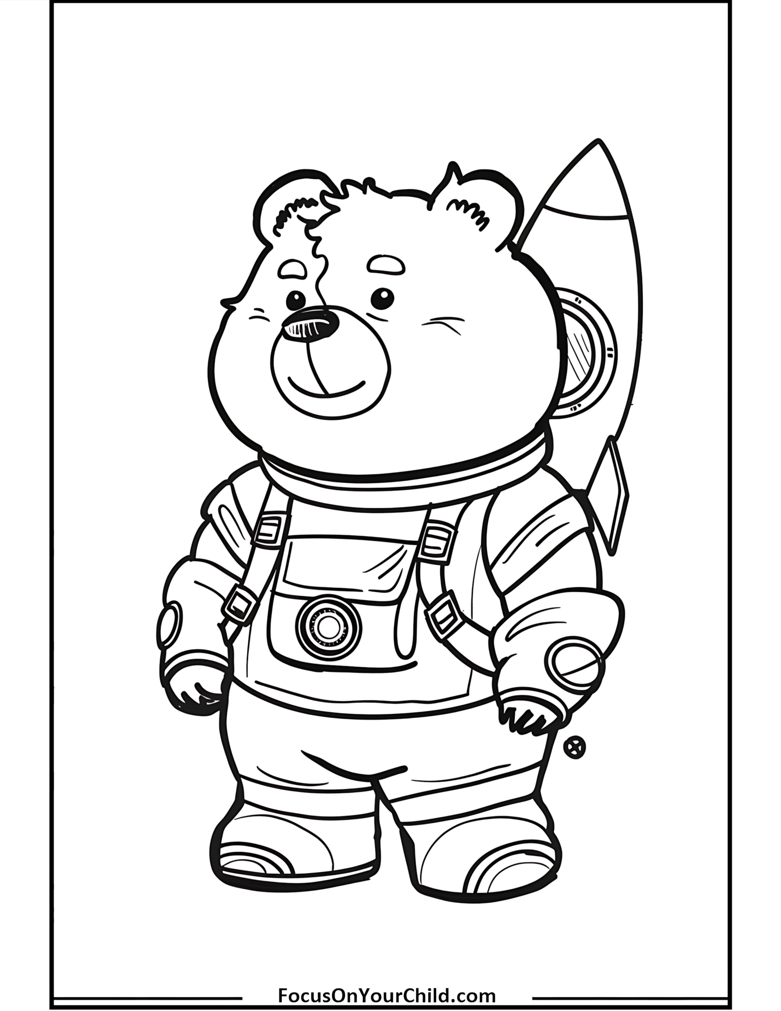 50+ Astronaut Coloring Pages (Free PDF Printables)