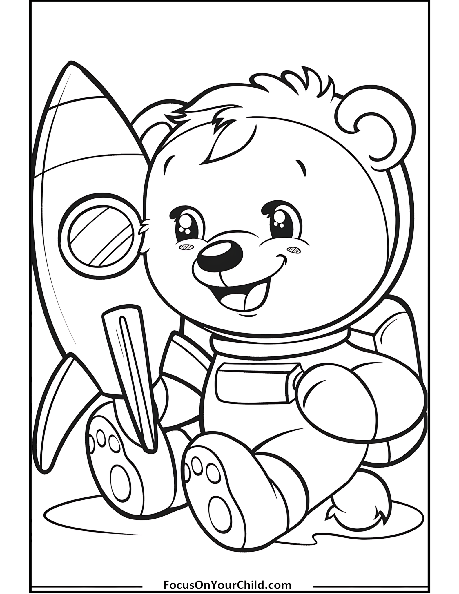50+ Astronaut Coloring Pages (Free PDF Printables)