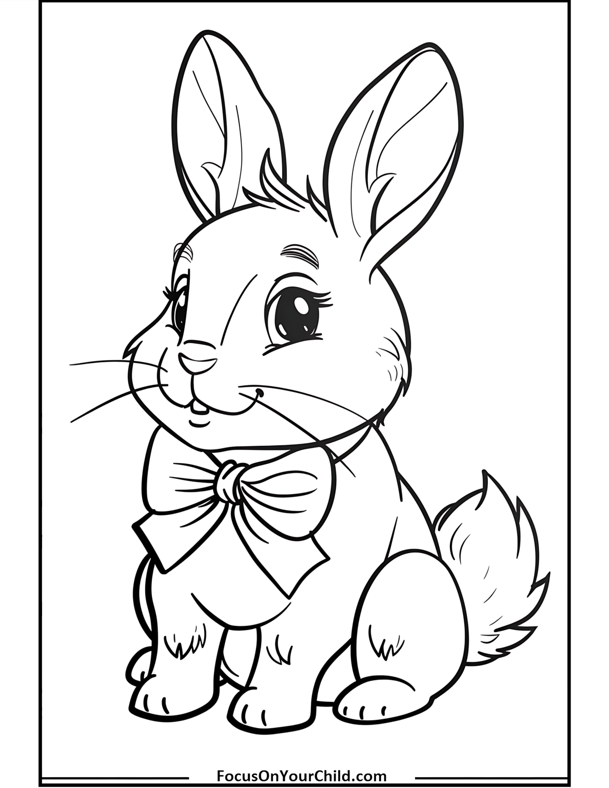 50+ Bunny Coloring Pages (Free PDF Printables)