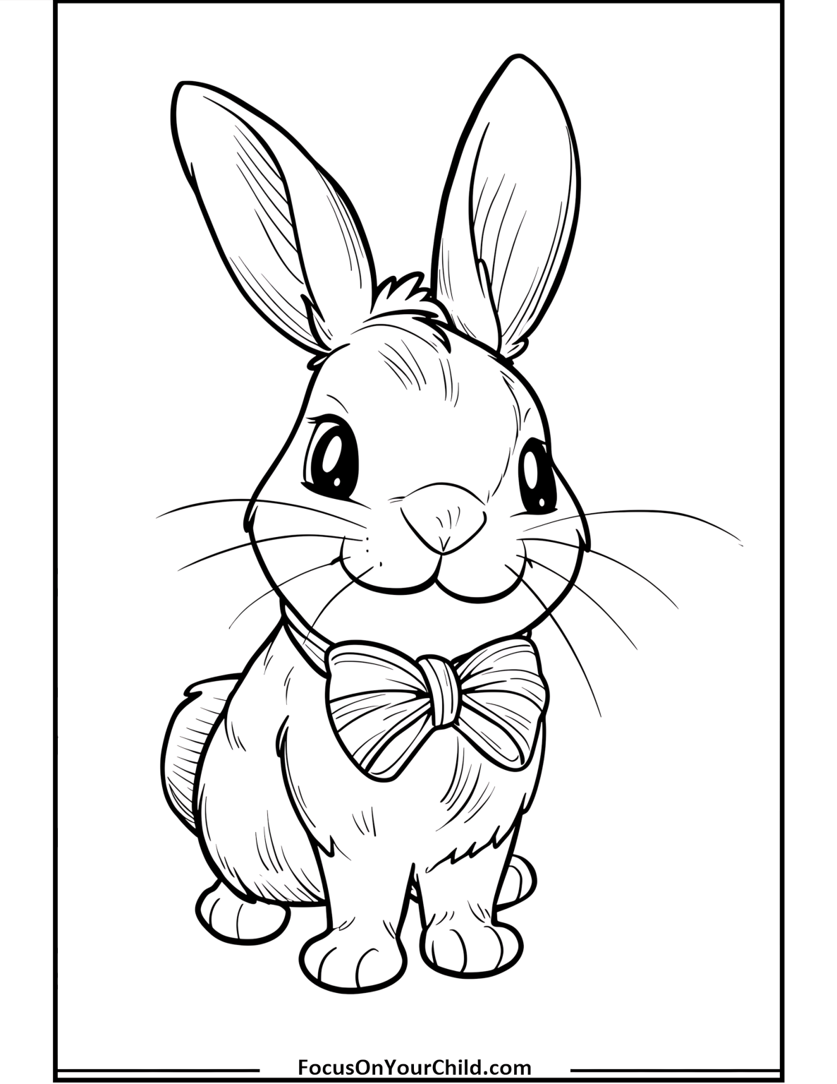 50+ Rabbit Coloring Pages (Free PDF Printables)