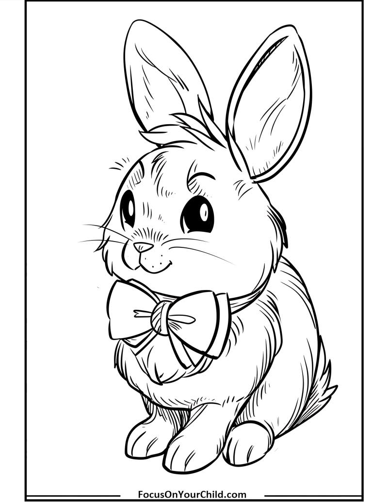 50+ Rabbit Coloring Pages (Free PDF Printables)