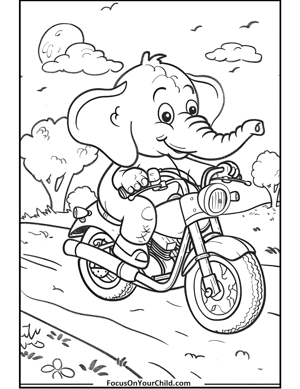 50+ Motorcycle Coloring Pages (Free PDF Printables)