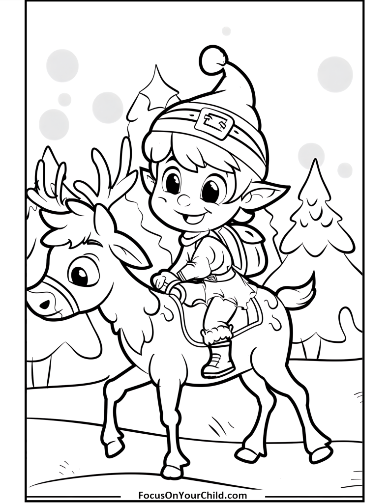 50+ Reindeer Coloring Pages (Free PDF Printables)
