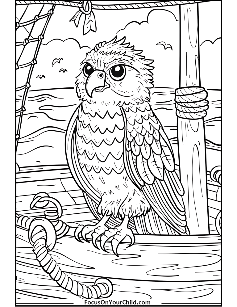 50+ Falcon Coloring Pages (Free PDF Printables)