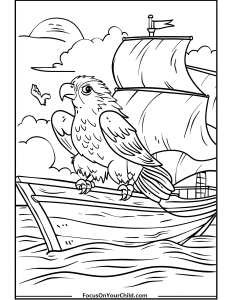 50+ Falcon Coloring Pages (Free PDF Printables)