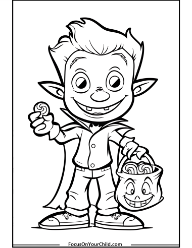 50+ Vampire Coloring Pages (Free PDF Printables)