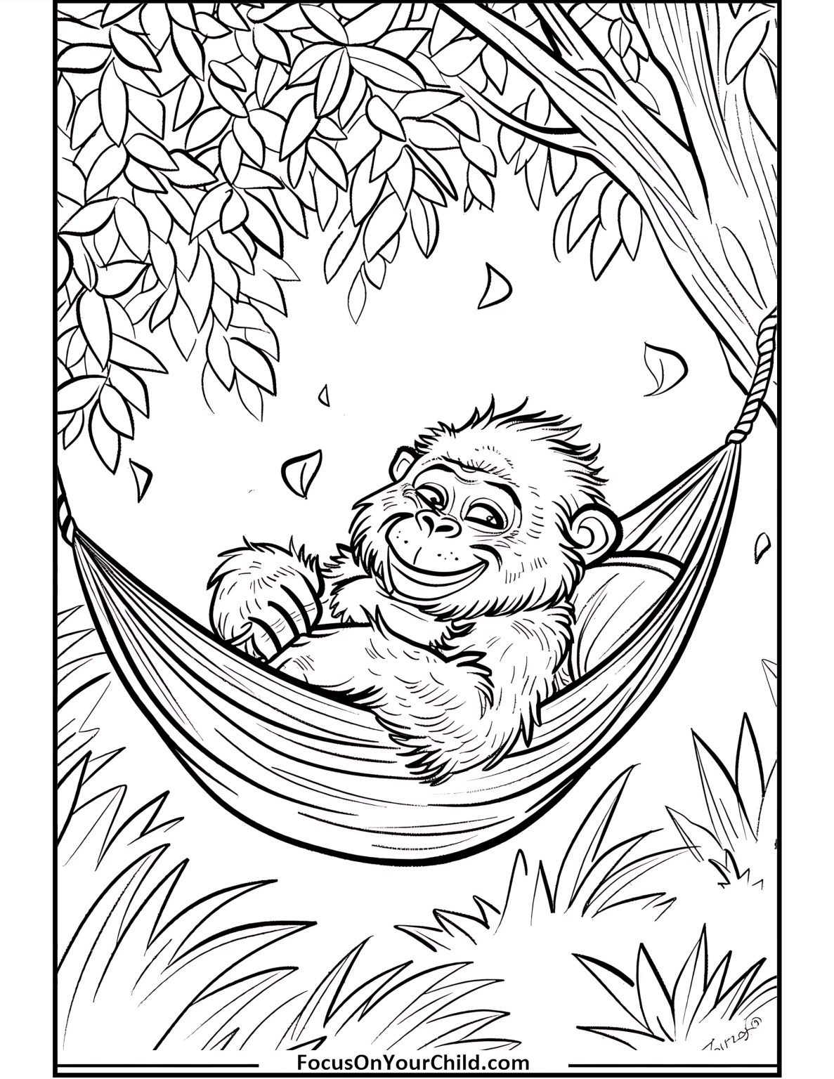 50+ Gorilla Coloring Pages (Free PDF Printables)