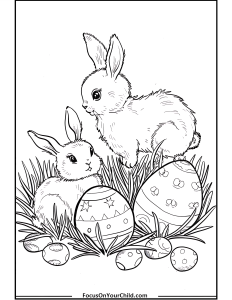 50+ Easter Coloring Pages (Free PDF Printables)