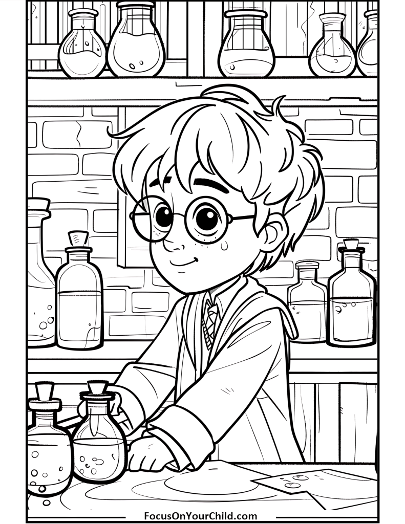 50+ Harry Potter Coloring Pages (Free PDF Printables)