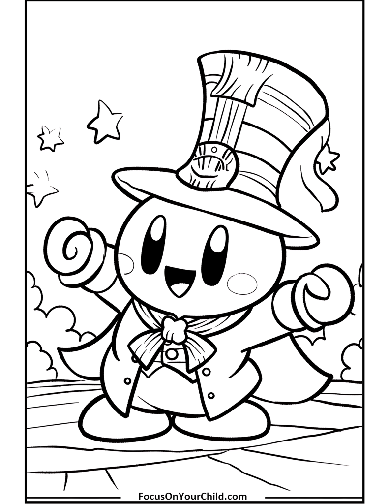50+ Kirby Coloring Pages (Free PDF Printables)