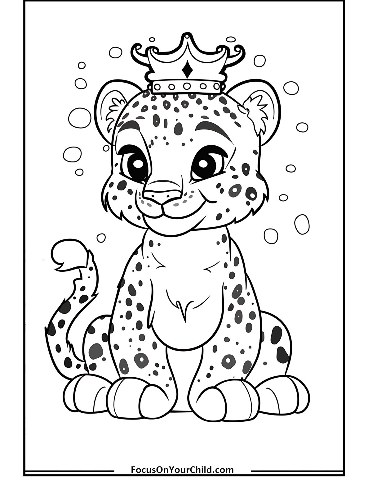 50+ Leopard Coloring Pages (Free PDF Printables)
