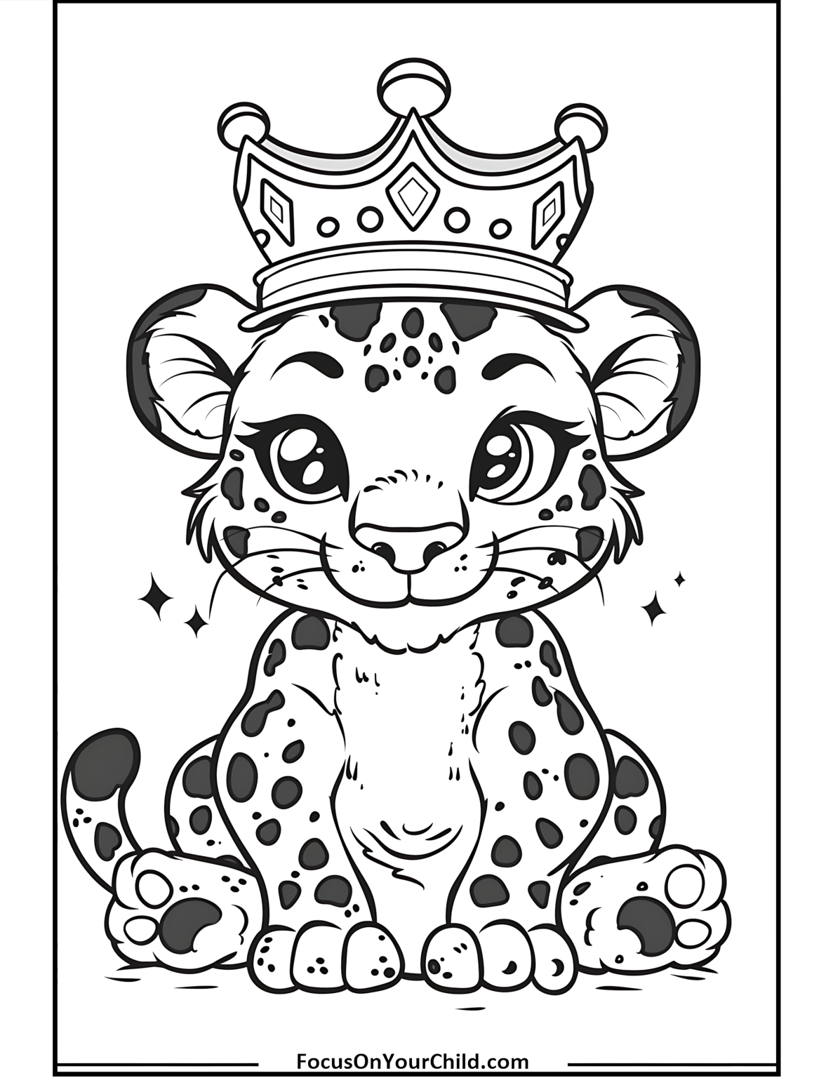 50+ Leopard Coloring Pages (Free PDF Printables)