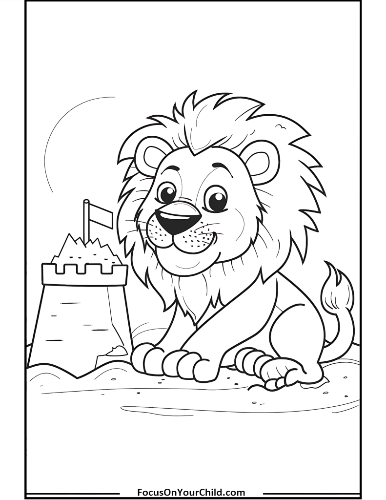 50+ Lion Coloring Pages (Free PDF Printables)