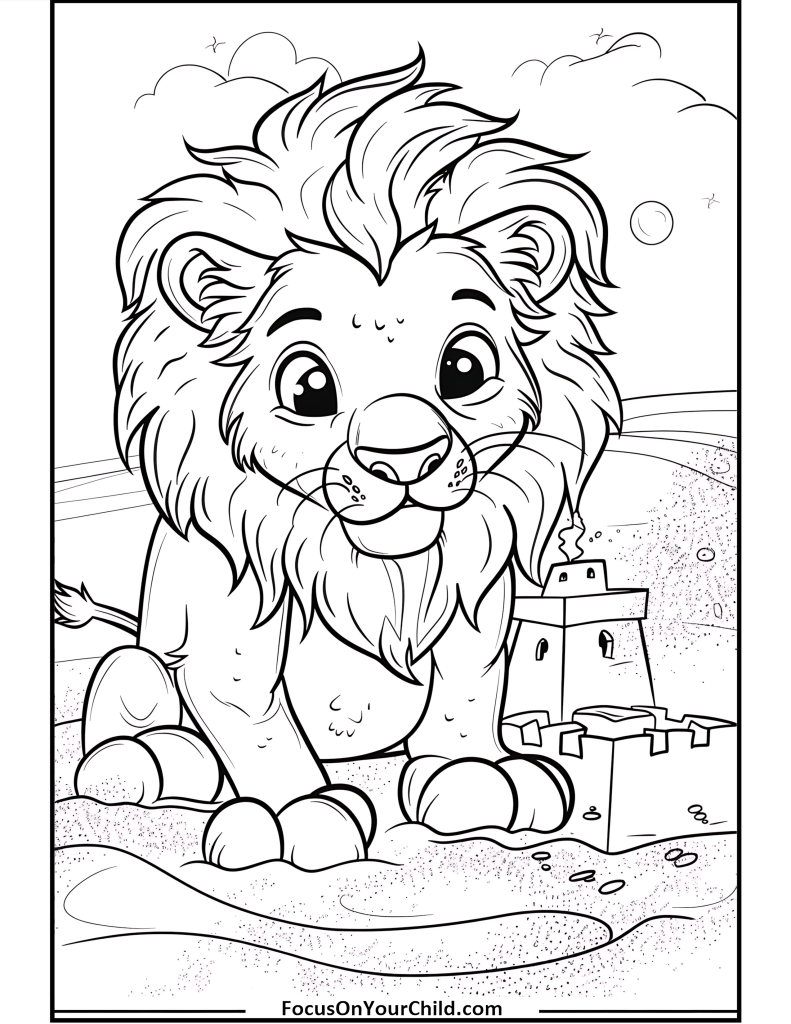 50+ Lion Coloring Pages (Free PDF Printables)