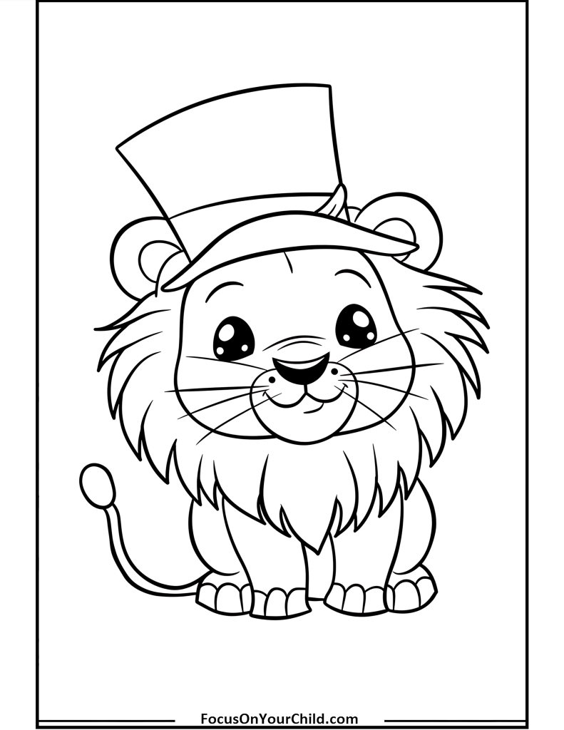 50+ Lion Coloring Pages (Free PDF Printables)