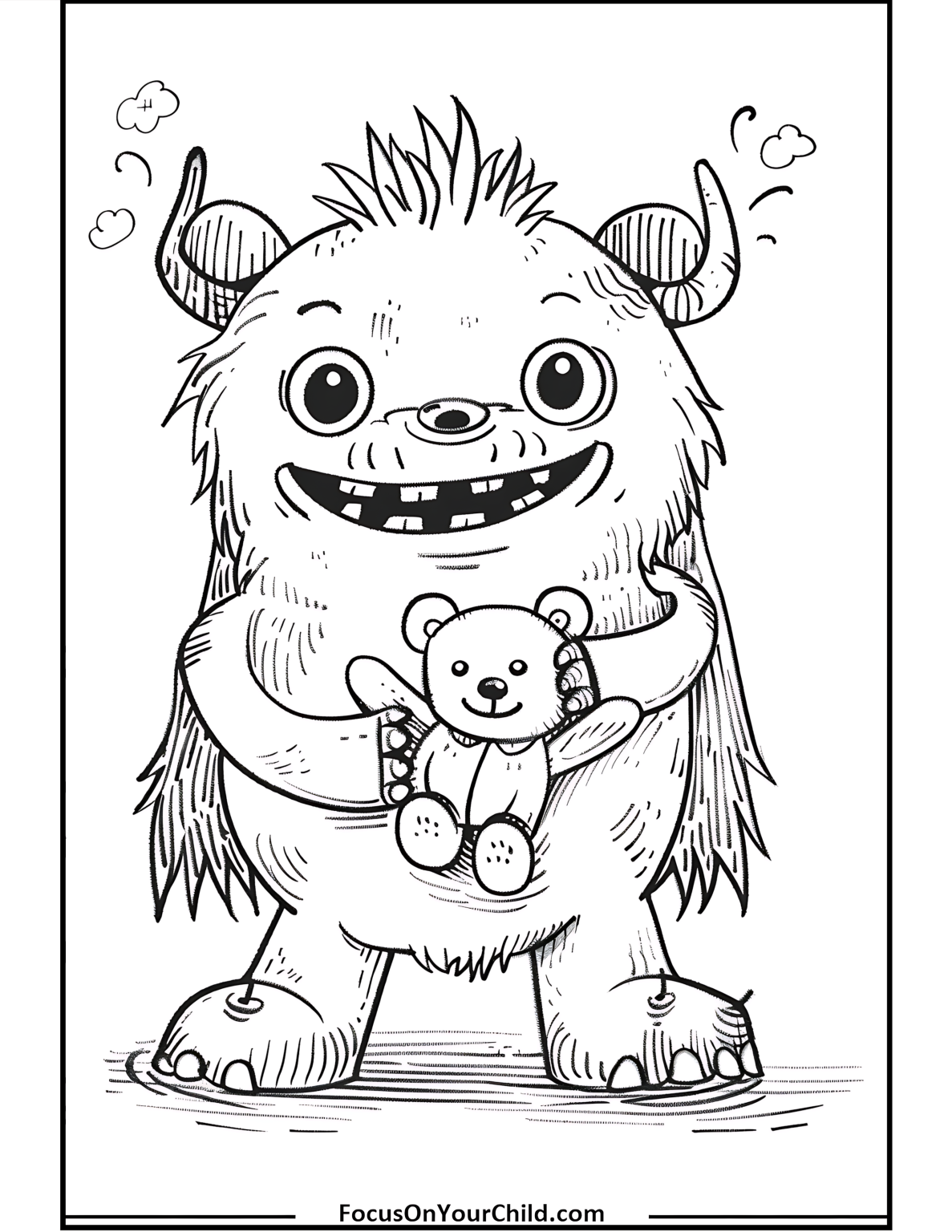 50+ Monster Coloring Pages (Free PDF Printables)