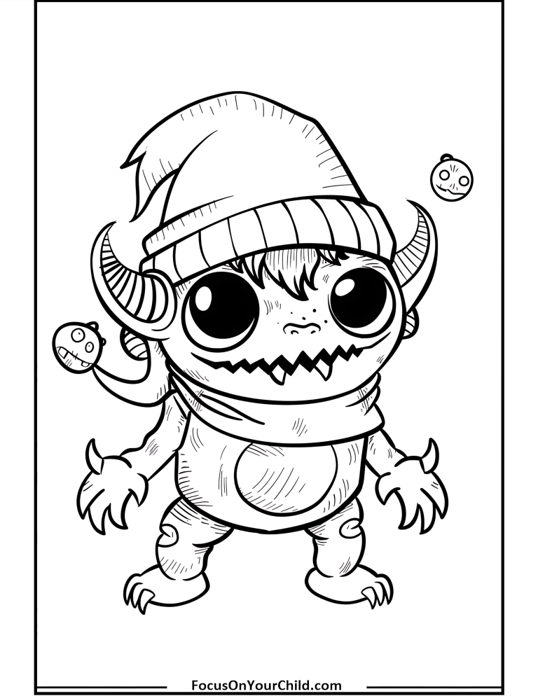 50+ Monster Coloring Pages (Free PDF Printables)