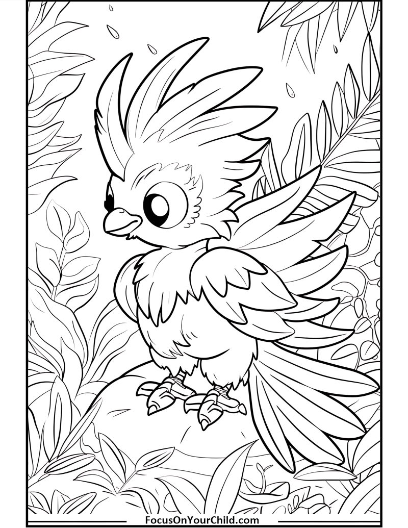 50+ Phoenix Coloring Pages (Free PDF Printables)