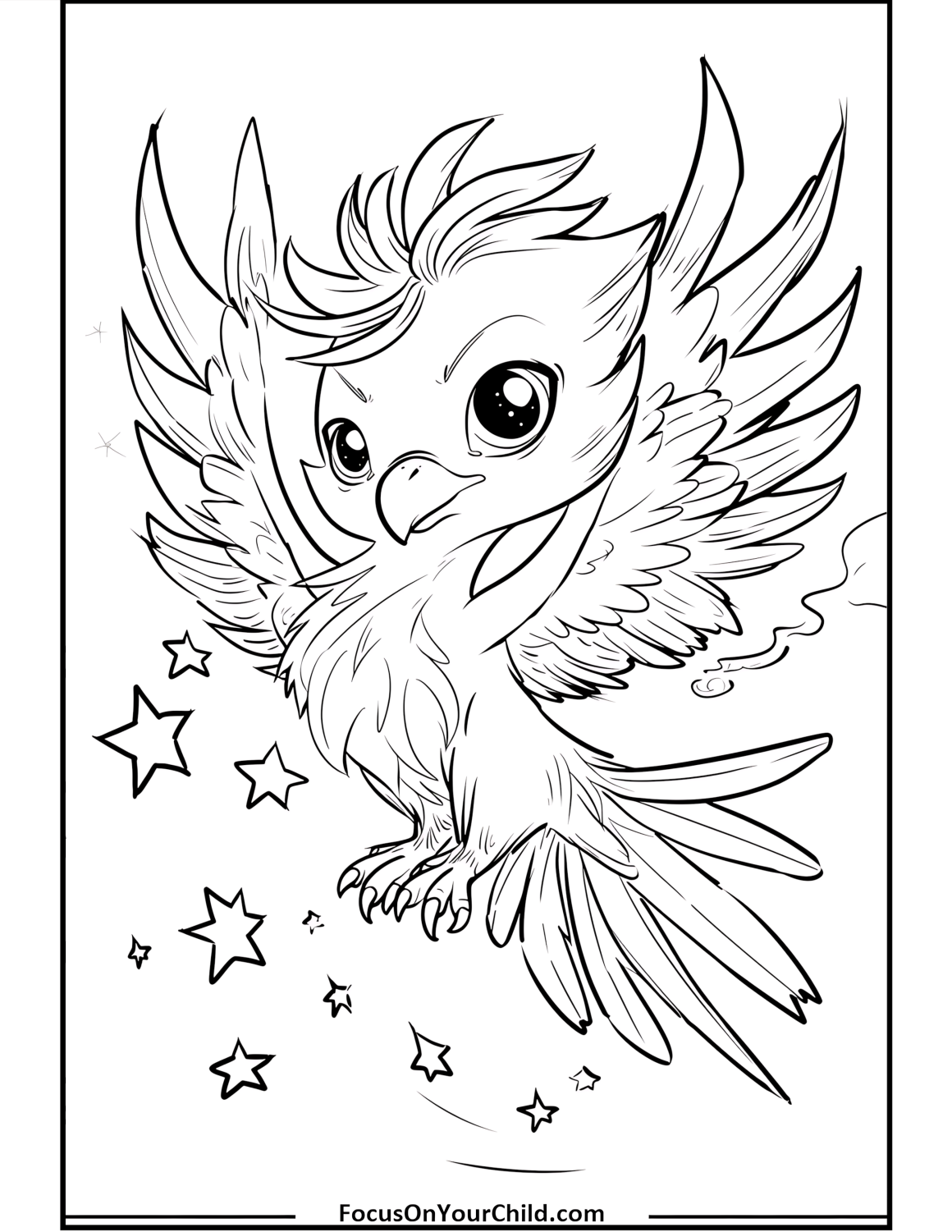50+ Phoenix Coloring Pages (Free PDF Printables)