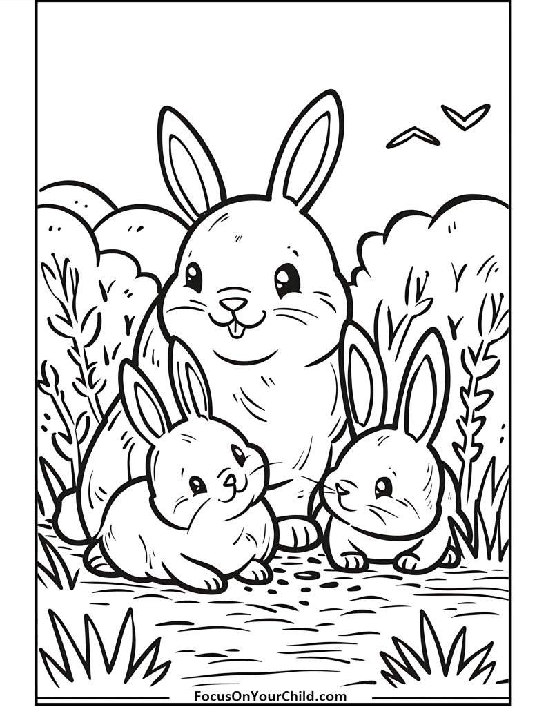 50+ Rabbit Coloring Pages (Free PDF Printables)