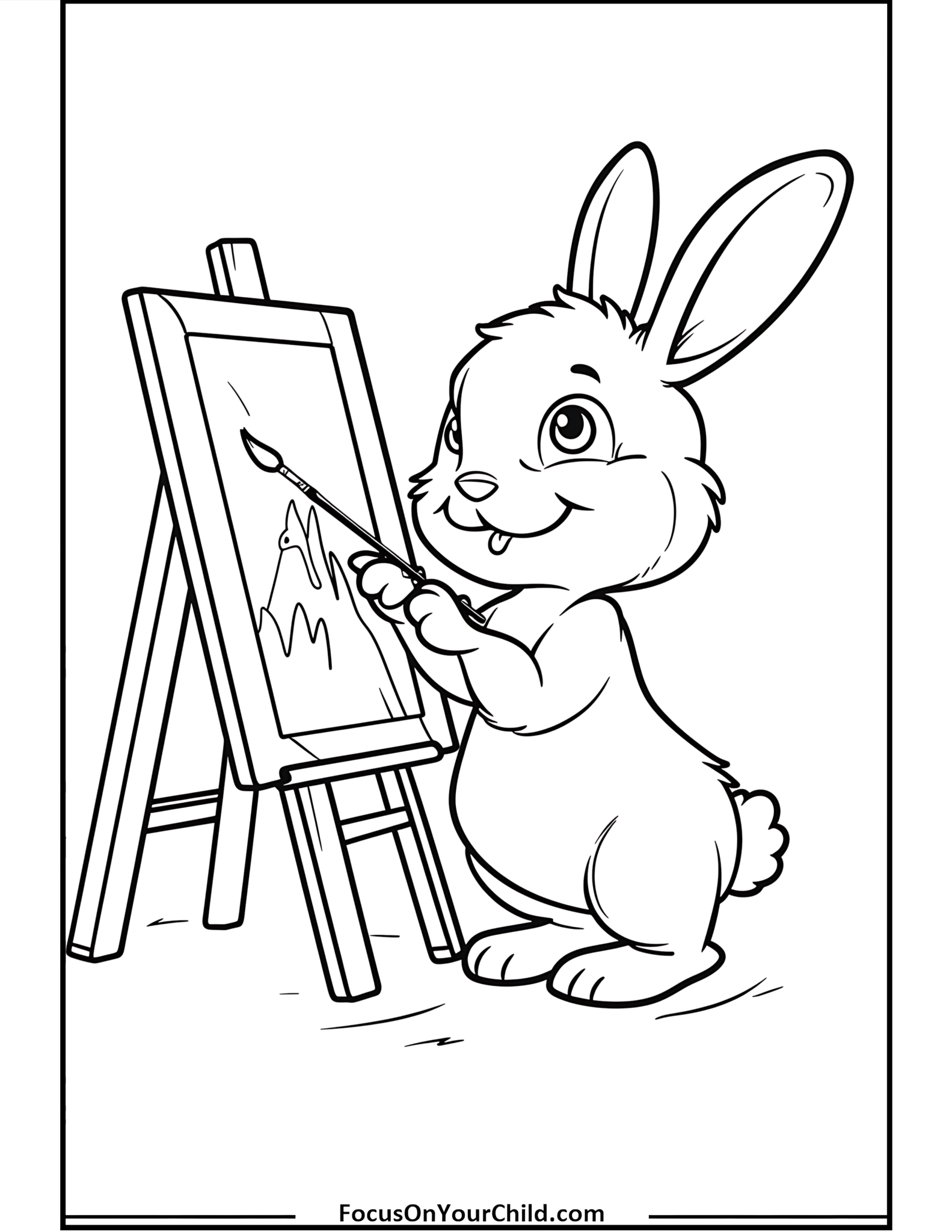 50+ Rabbit Coloring Pages (Free PDF Printables)