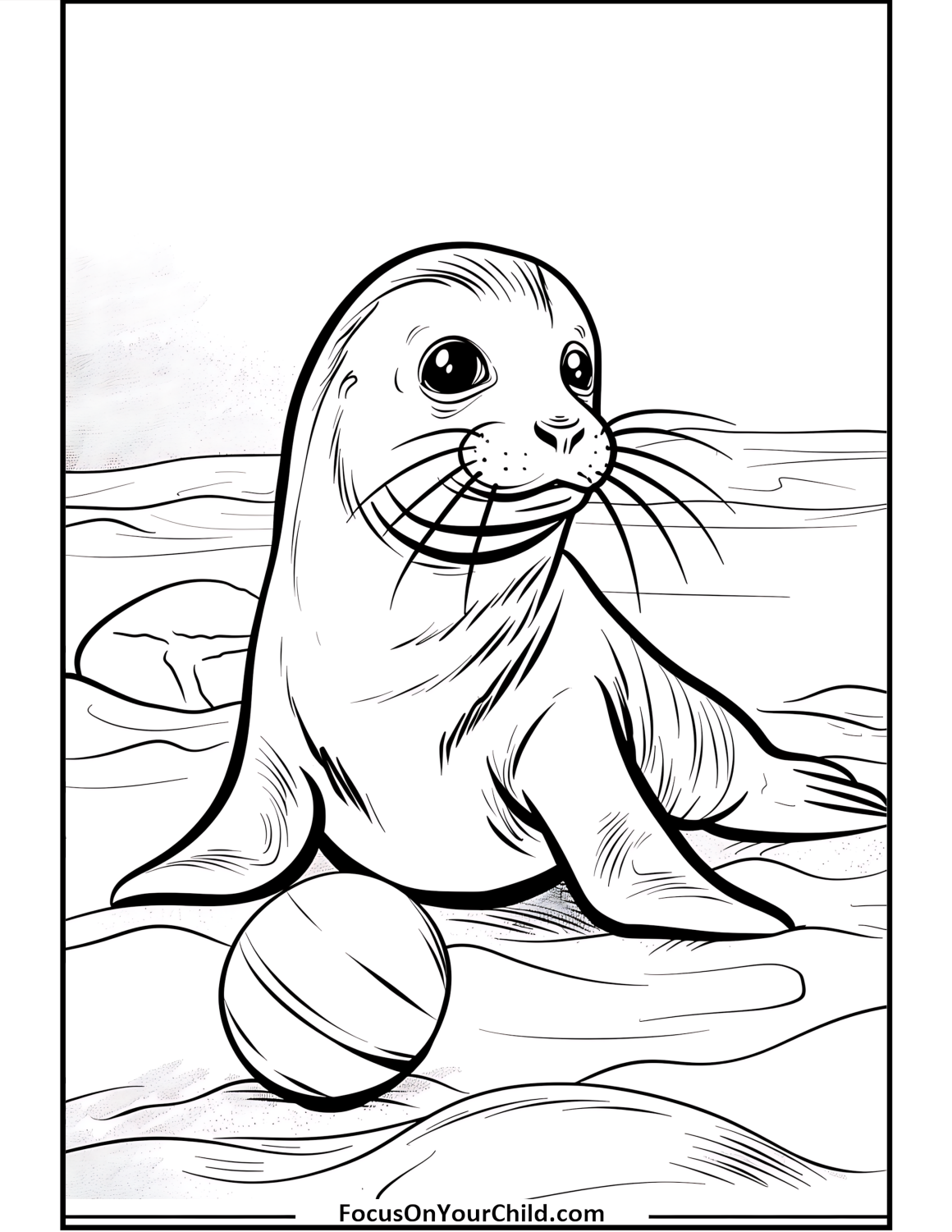 50+ Seal Coloring Pages (Free PDF Printables)