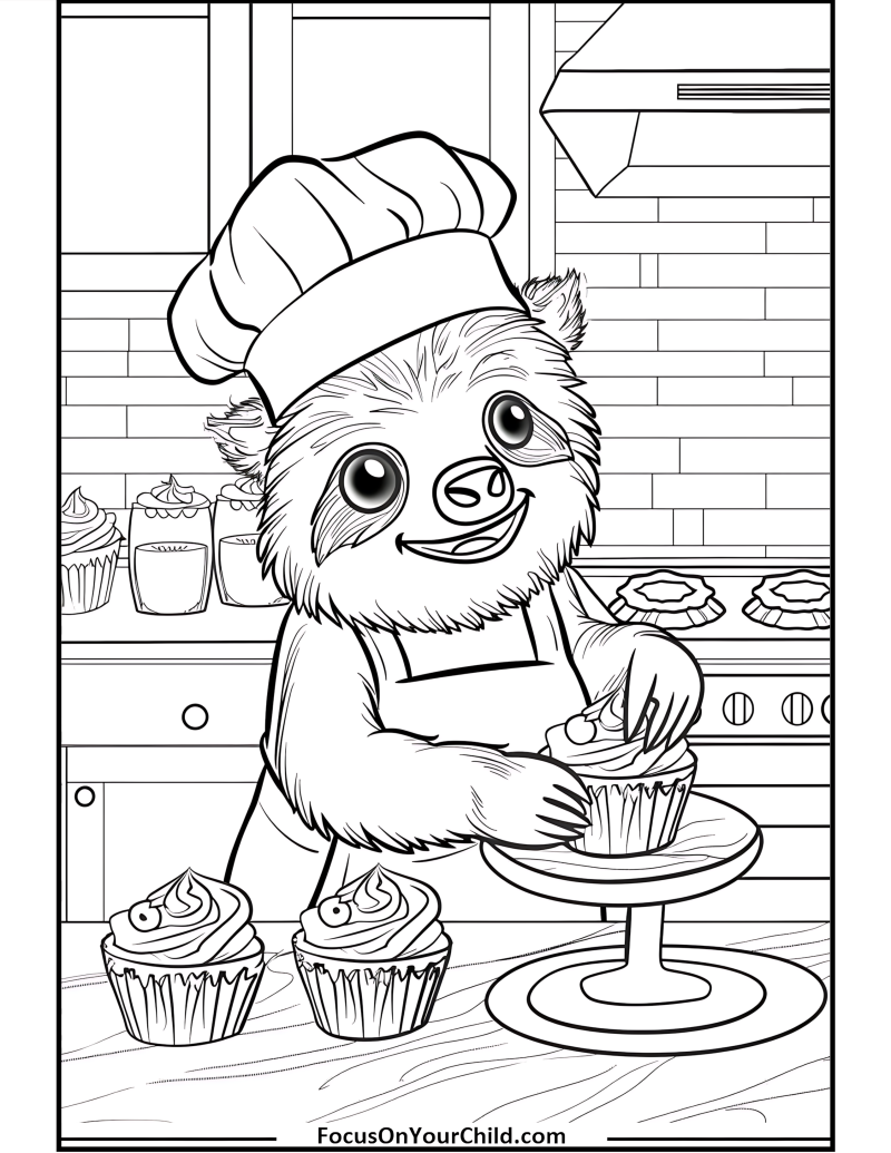50+ Sloth Coloring Pages (Free PDF Printables)