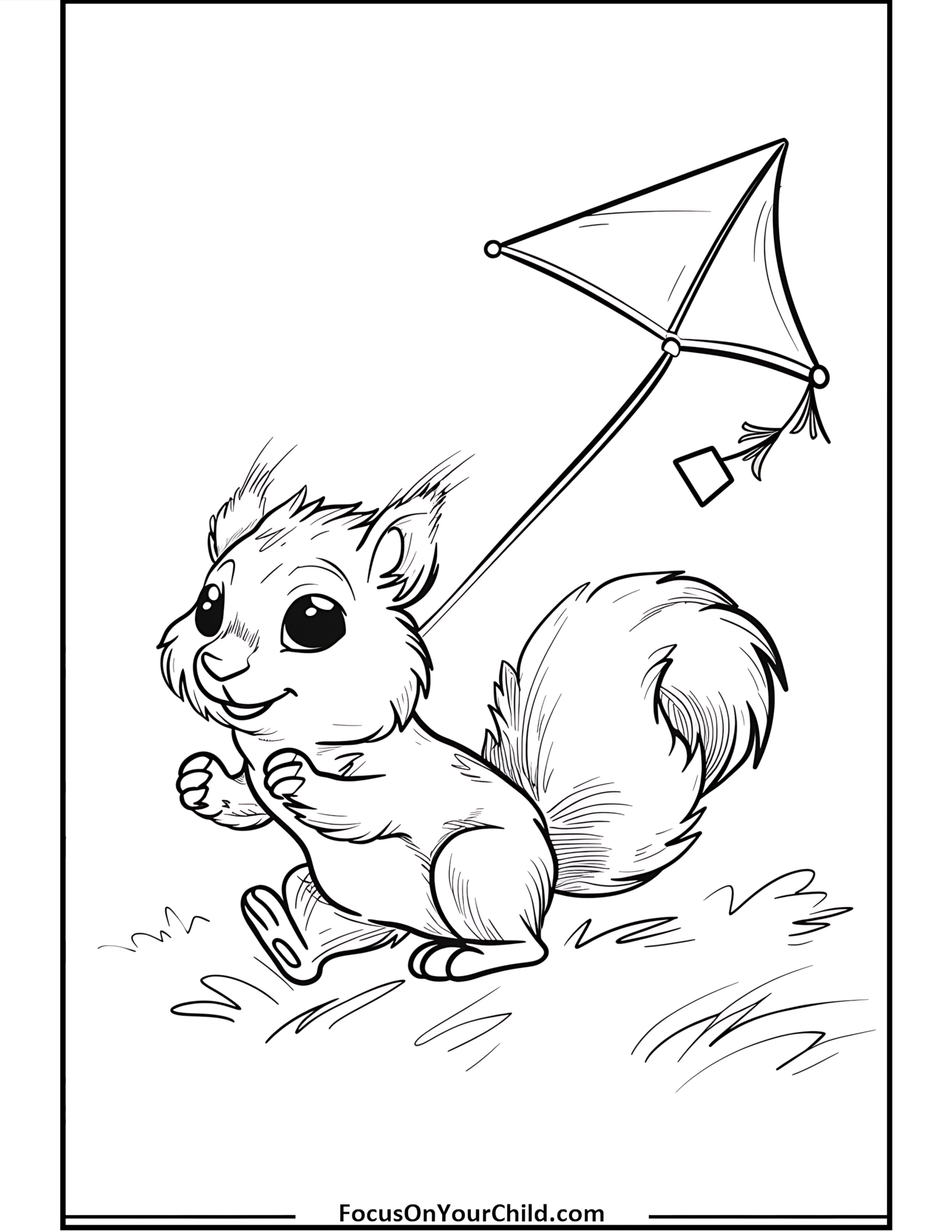 50+ Kite Coloring Pages (Free PDF Printables)