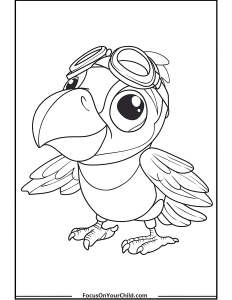 50+ Toucan Coloring Pages (Free PDF Printables)