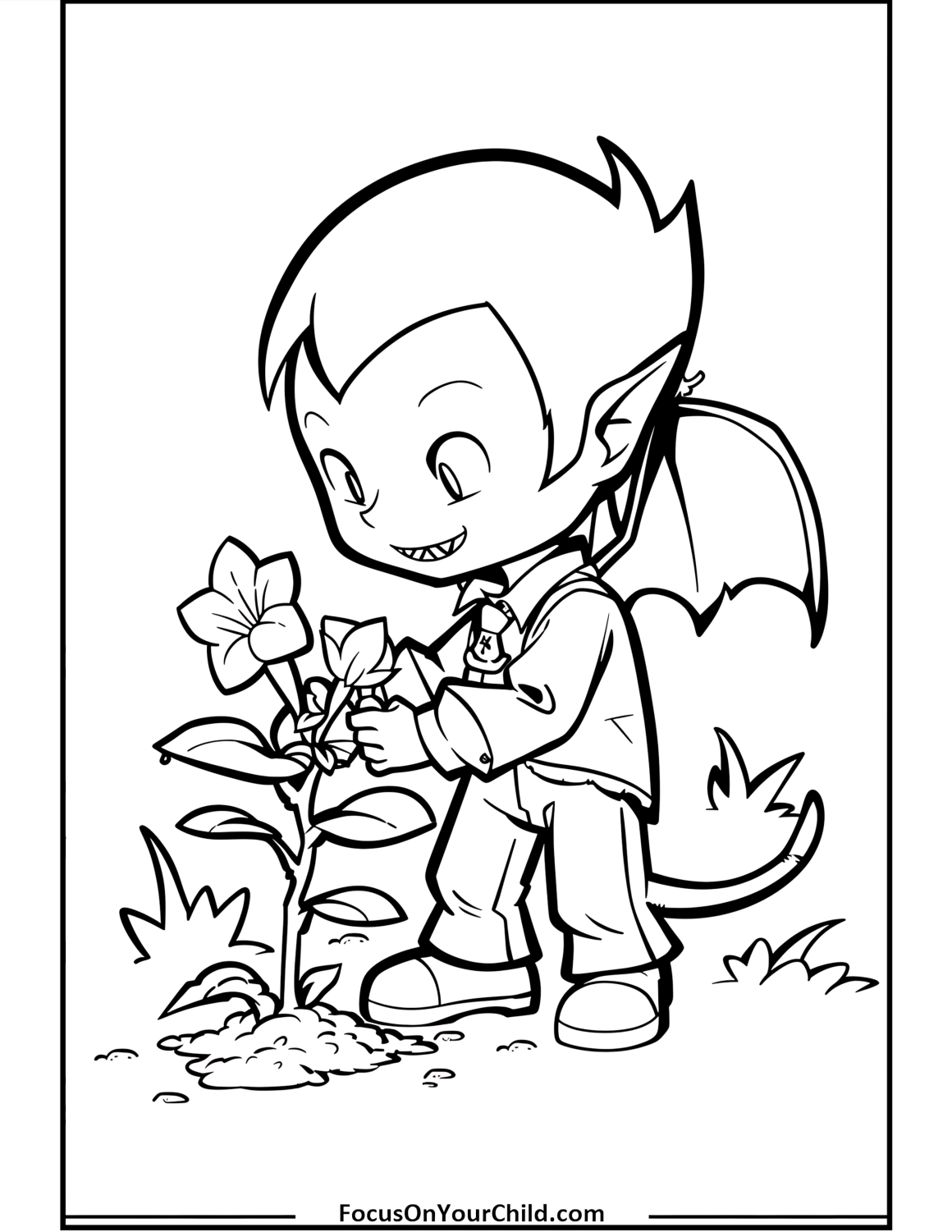 Creative Vampire Coloring Pages for Kids