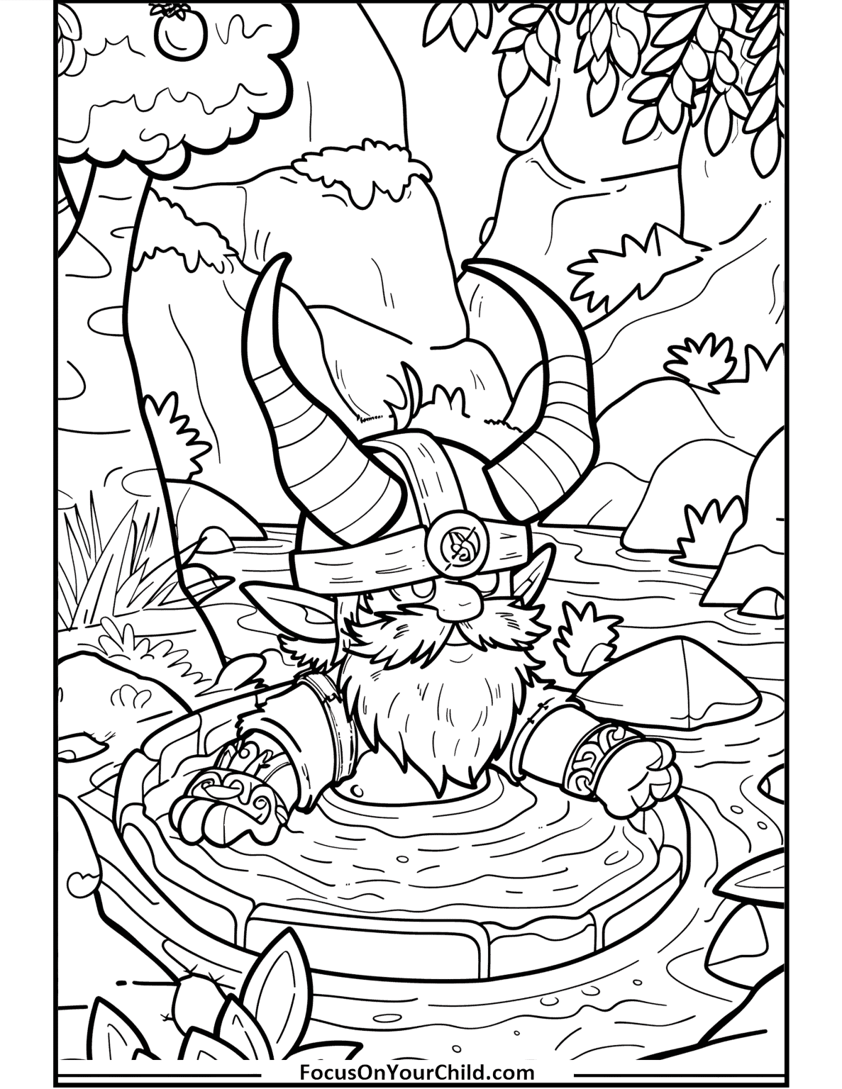 50+ Viking Coloring Pages (Free PDF Printables)