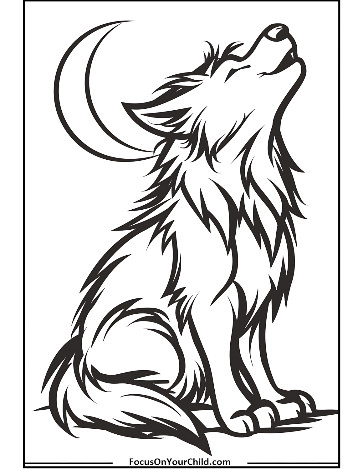 50+ Werewolf Coloring Pages (Free PDF Printables)