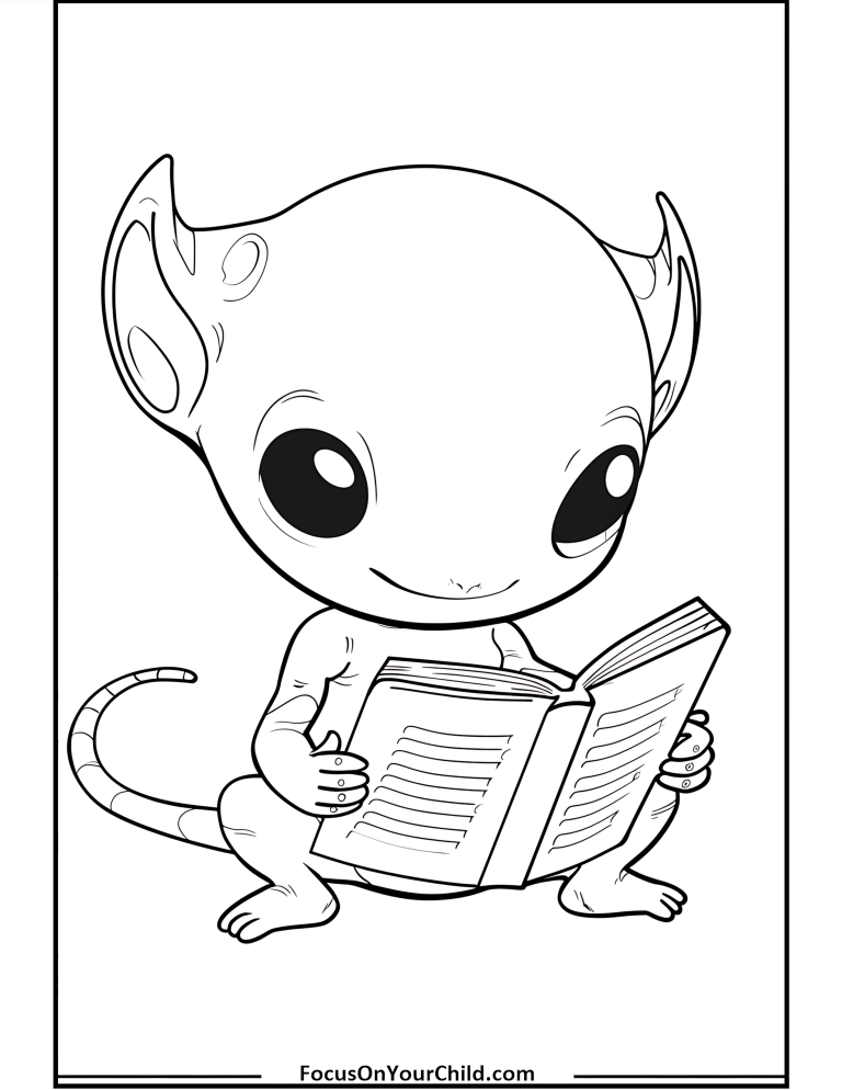 50+ Alien Coloring Pages (Free PDF Printables)