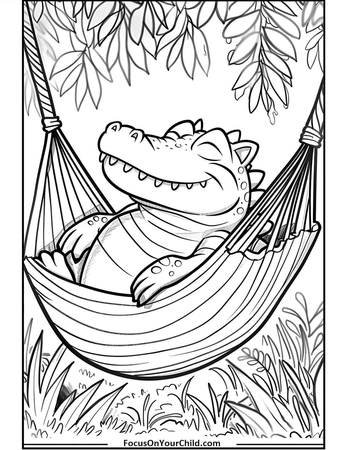 50+ Alligator Coloring Pages (Free PDF Printables)