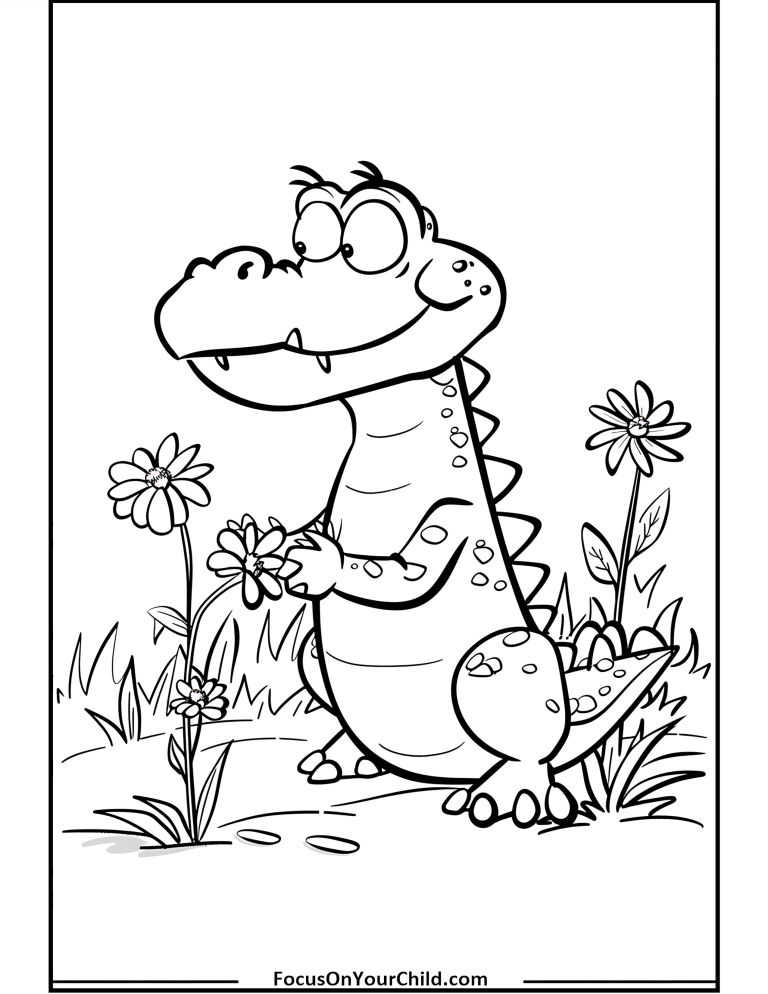 50+ Alligator Coloring Pages (Free PDF Printables)