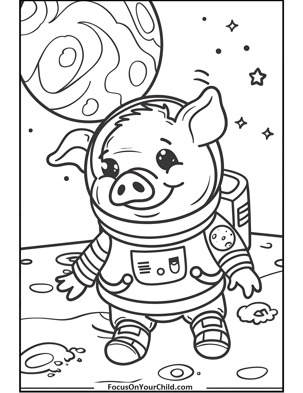 50+ Pig Coloring Pages (Free PDF Printables)
