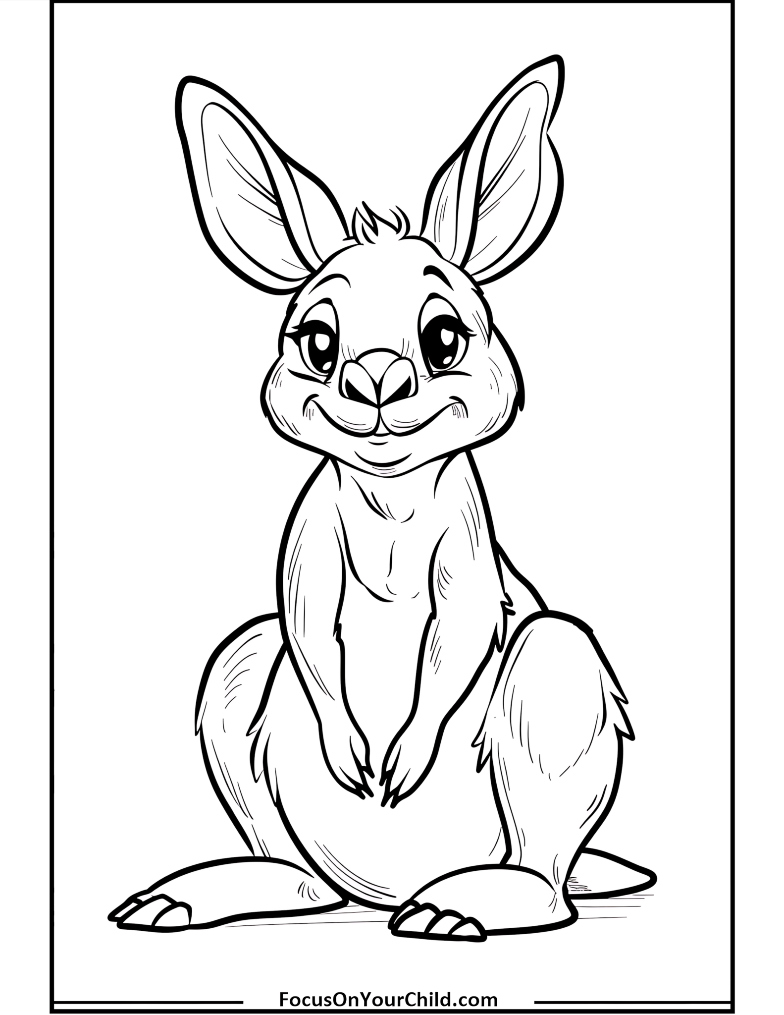 50+ Kangaroo Coloring Pages (Free PDF Printables)